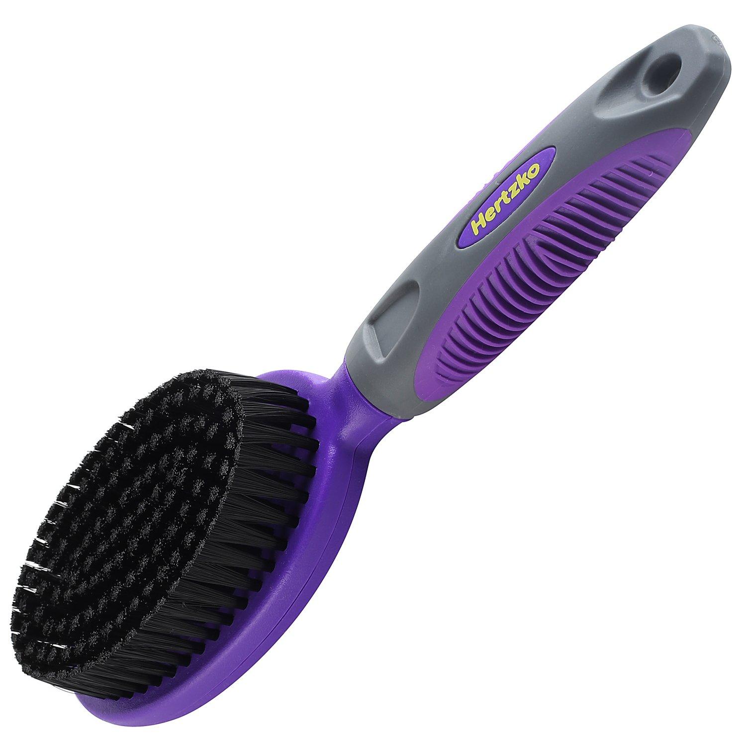 Hertzko Double Sided Combo Pins and Bristle Brush - Ideal for Dogs and ...