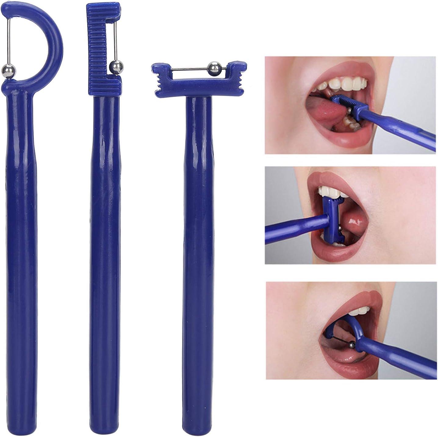 3-Part Tongue-Tip Exercise Device - Improve Mouth Muscle Strength ...