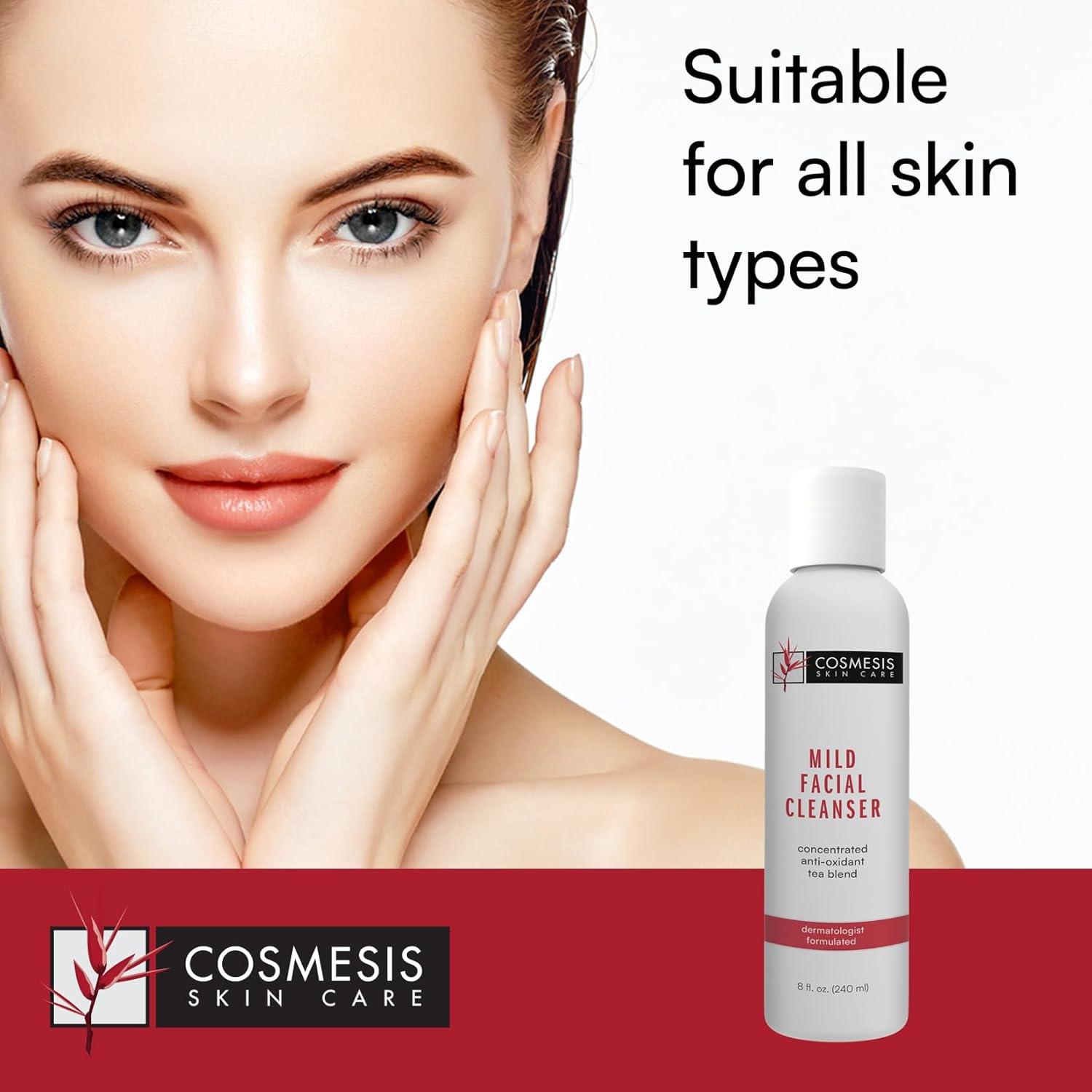 Cosmesis Mild Facial Cleanser - 8 fl oz | Gentle Daily Cleanser with ...