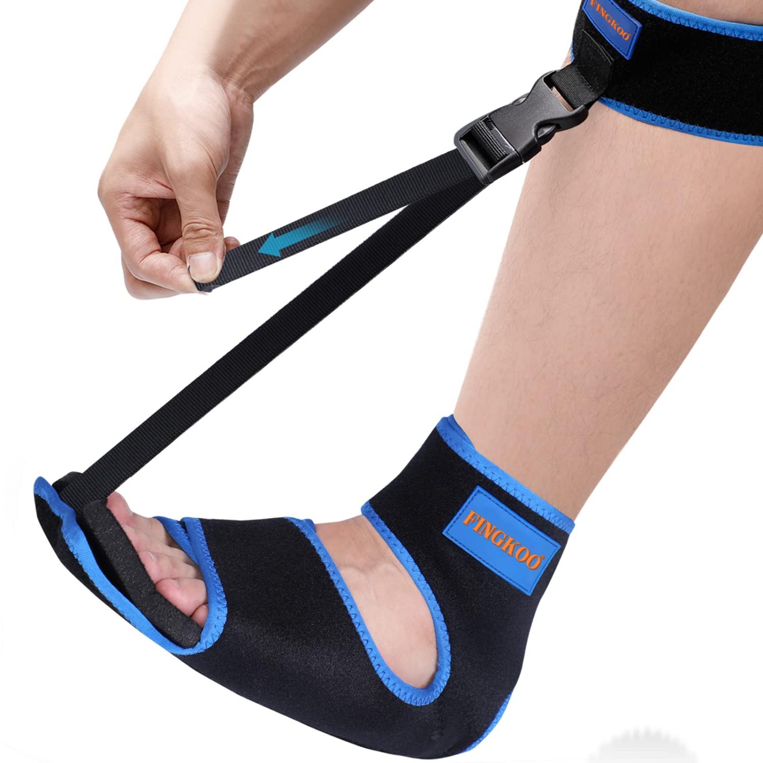 Plantar Fasciitis Night Splint Foot Brace: Adjustable Drop Foot Support ...