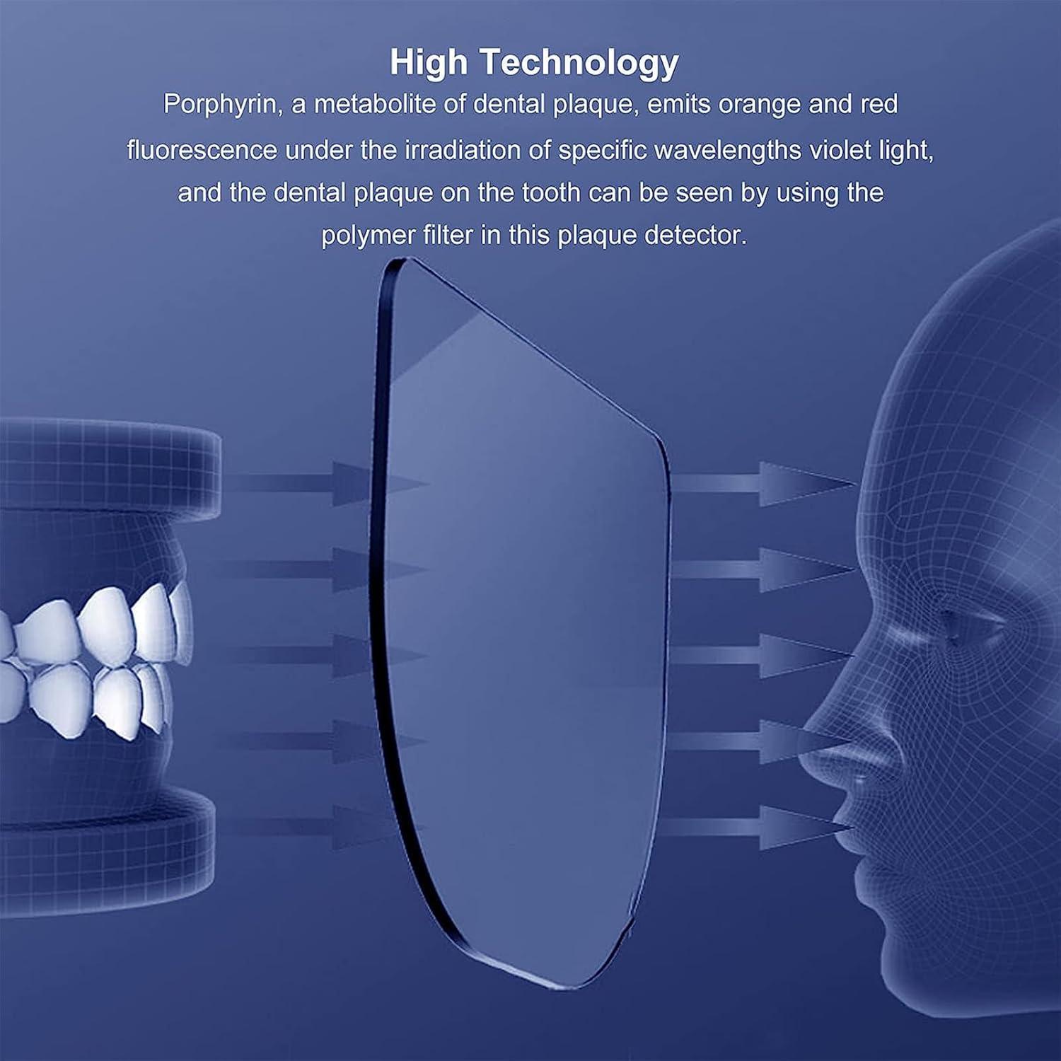 LBMed Portable Dental Monitor | Oral Plaque Finder with Orange & Red ...