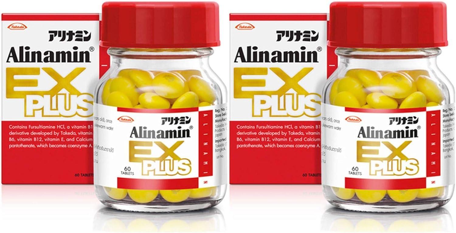 Takeda ALINAMIN EX Plus Vitamin B1 B6 B12 Health Supplement 120 Tablets ...