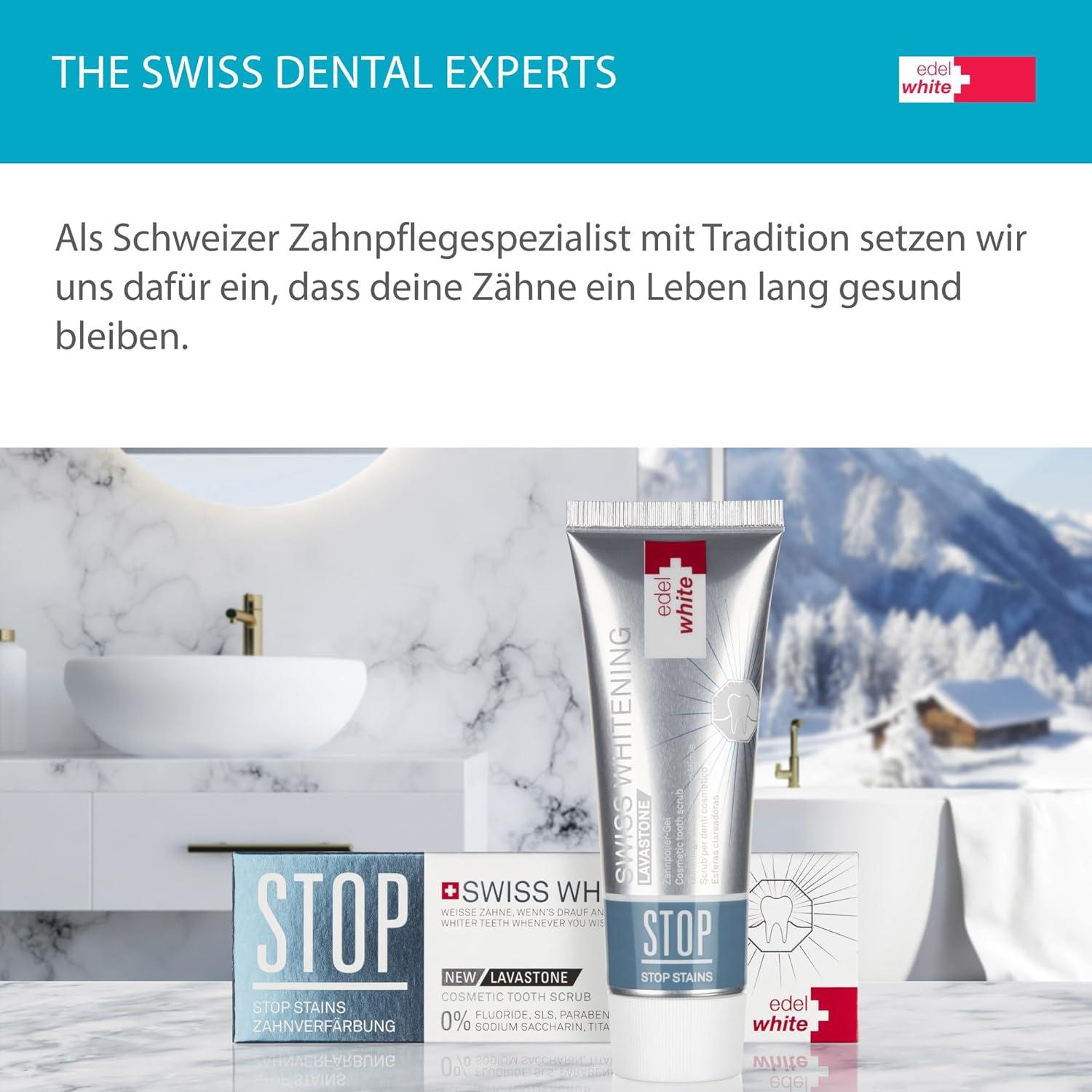 Noble+ White Stop Stain Swiss Whitening Tooth Gel 75ml | Polishing Gel ...