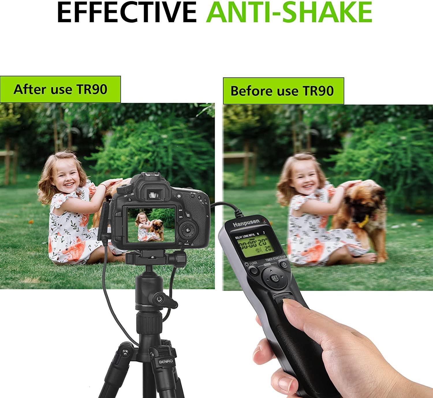 Timer Remote Shutter Release Intervalometer for Canon EOS R6 R RA RP ...