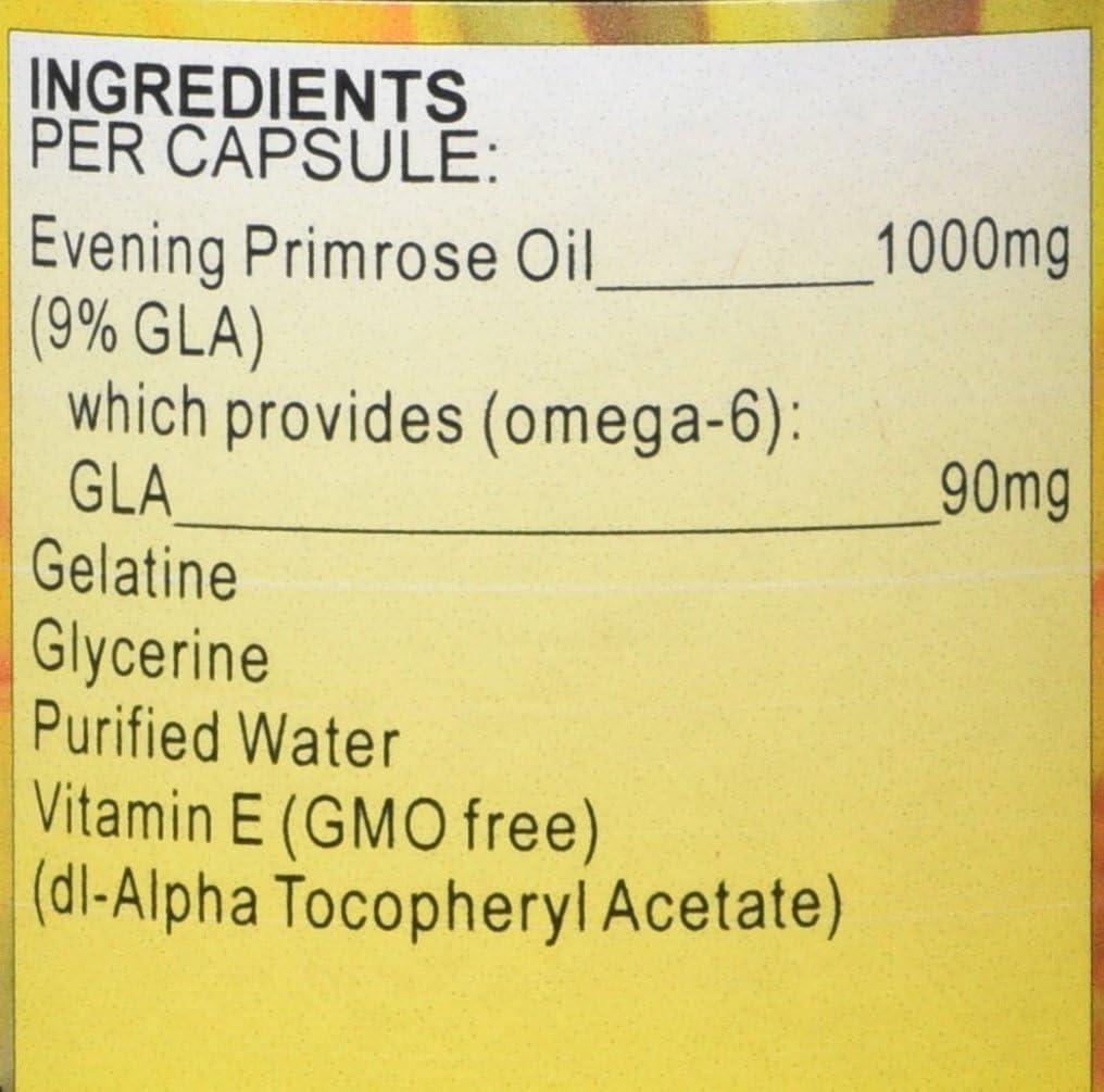 Health Plus Evening Primrose Oil 1000mg - 90 Capsules | Omega-6 ...
