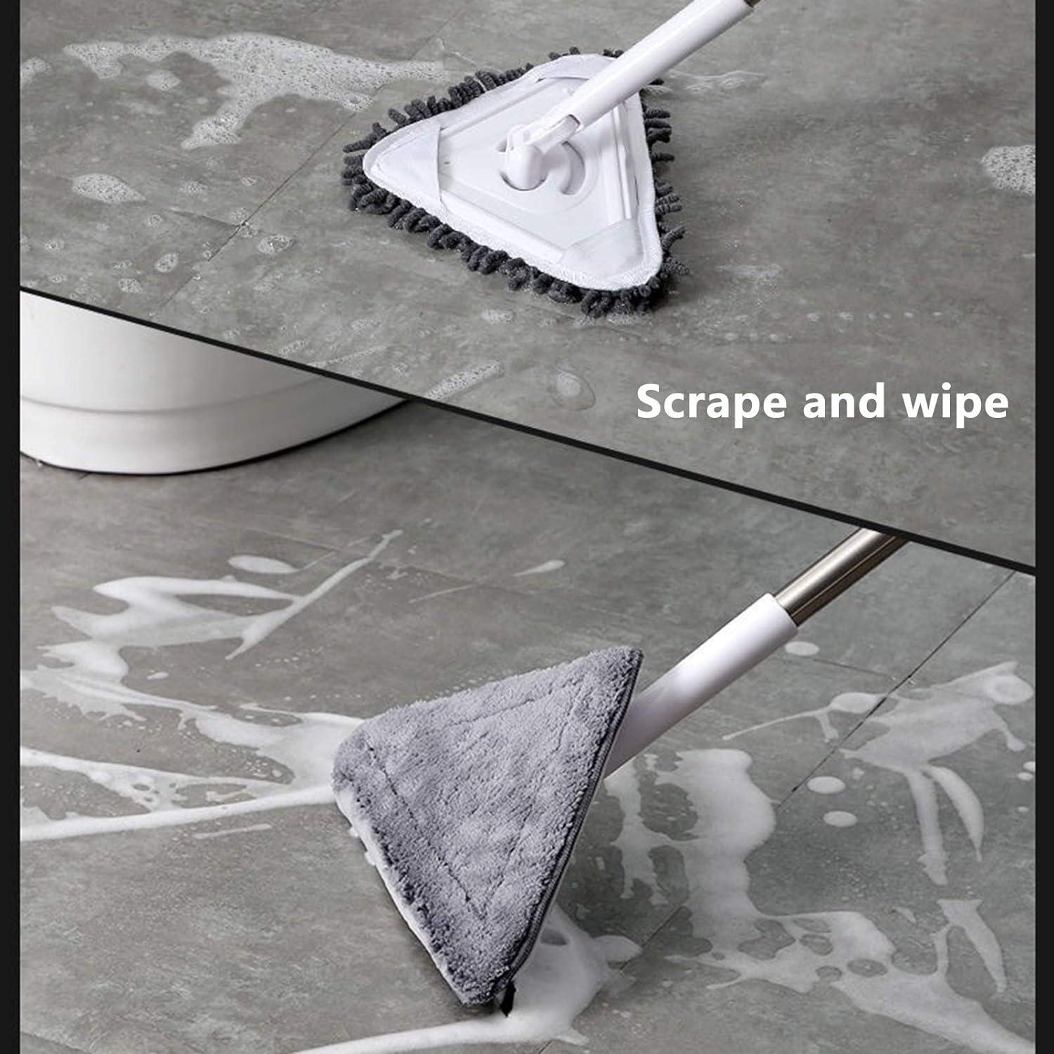 Ergonomic Triangular Glass Wiper - Extendable Cleaner for Ceilings ...