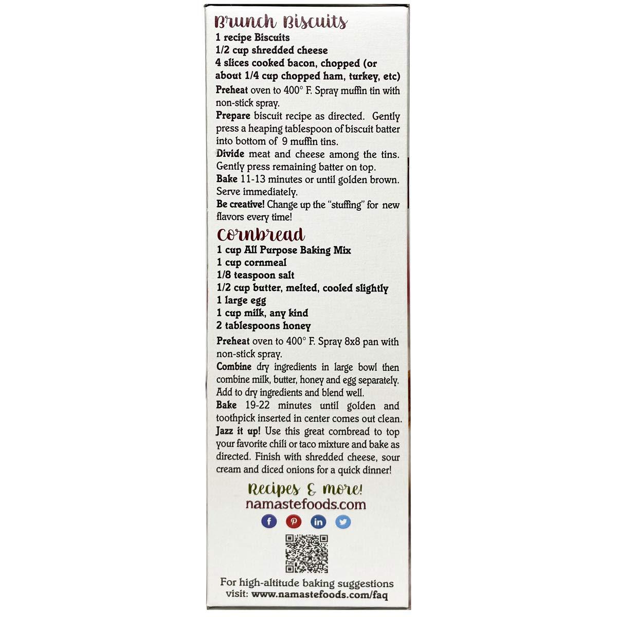 Namaste Foods Organic Gluten Free All Purpose Baking Mix - Allergen ...