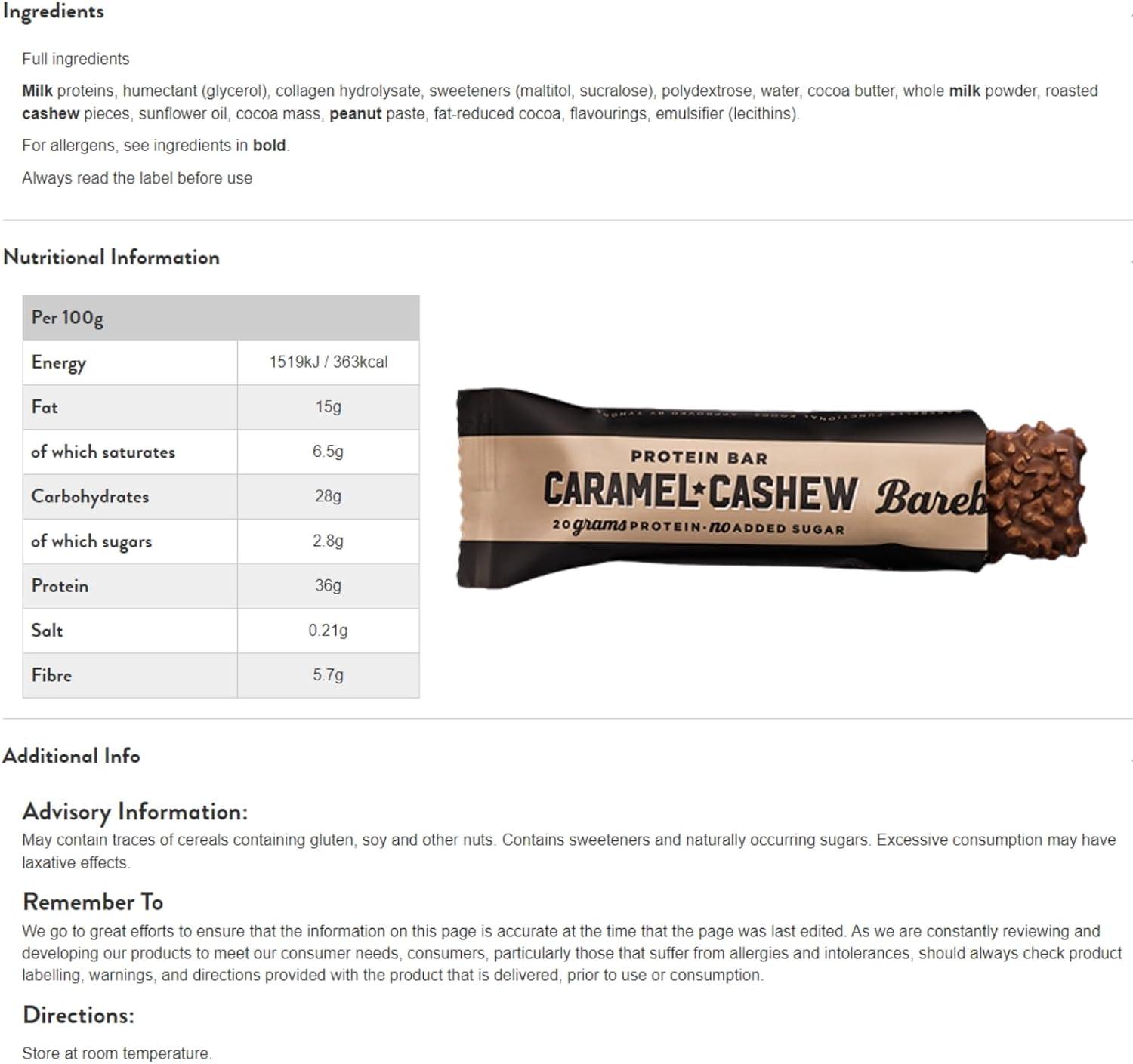 Nutritional Protein Bars Bundle with Barebells Low Sugar High Protein ...