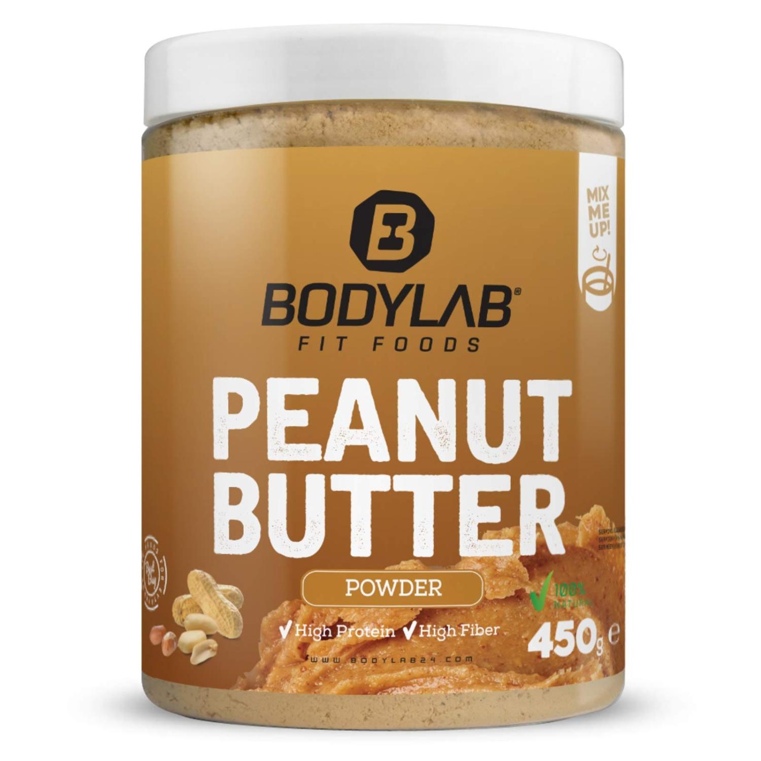BODYLAB24 High Protein Peanut Butter Powder 450g | Natural Low-Fat ...