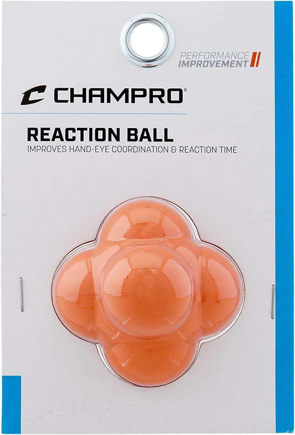 CHAMPRO Reaction Ball | Orange | Improve Coordination and Reaction Time ...
