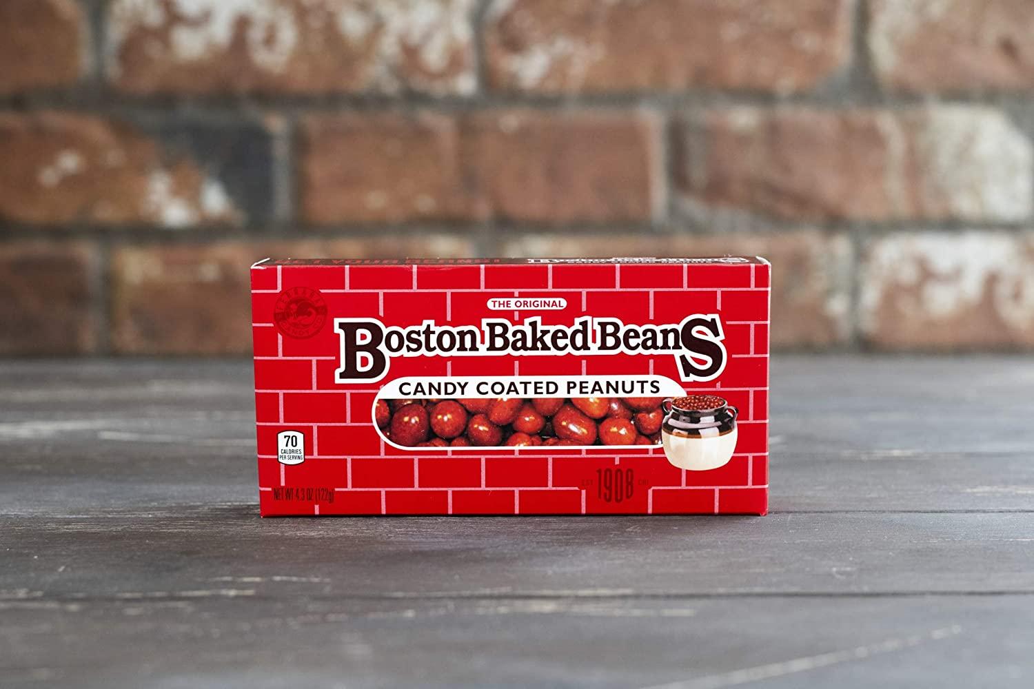 Boston Baked Beans Candy Coated Peanuts 4.3oz - Pack of 12 | Crunchy ...