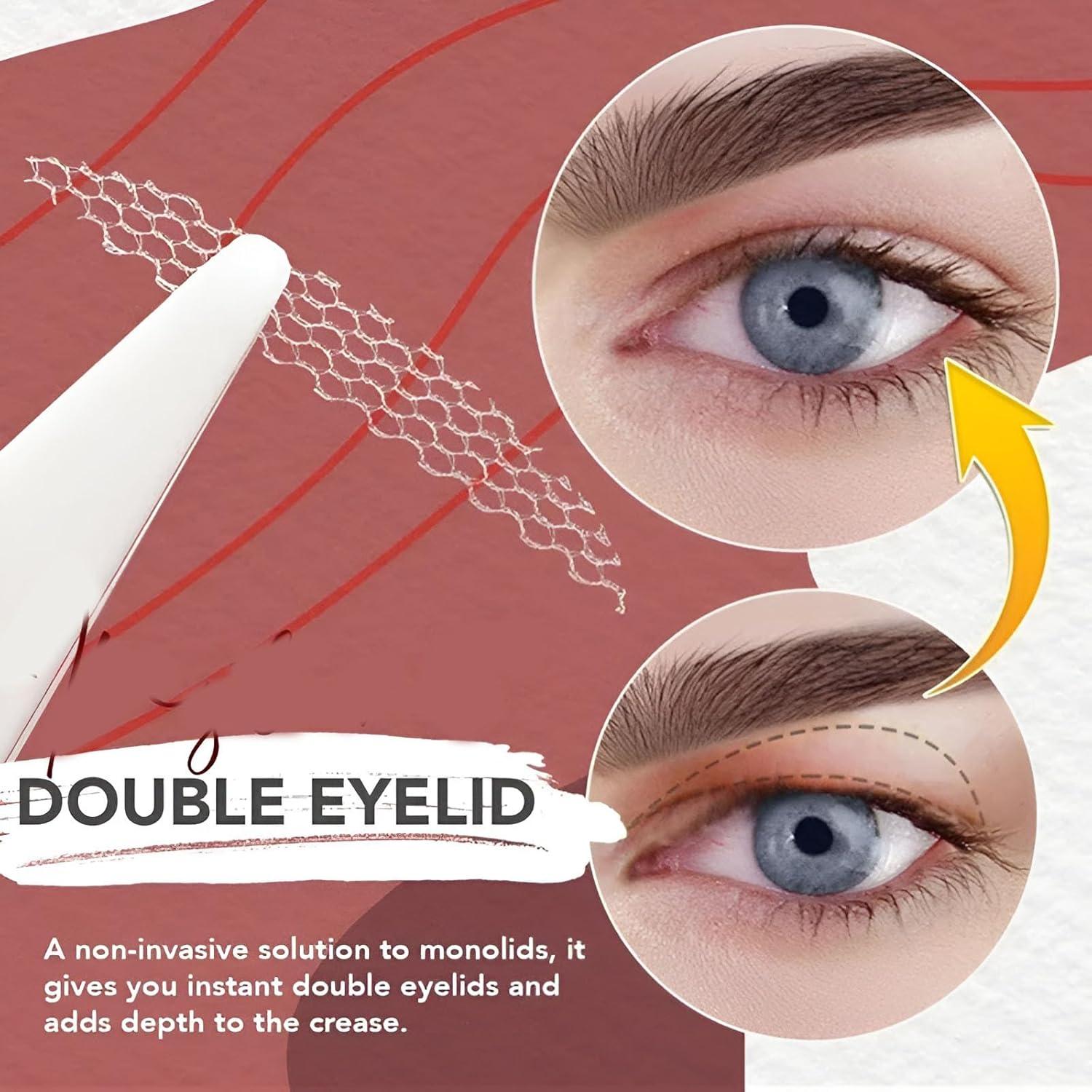 Vuioyrg Glue-Free Invisible Double-Eye Slide Stickers - Waterproof ...