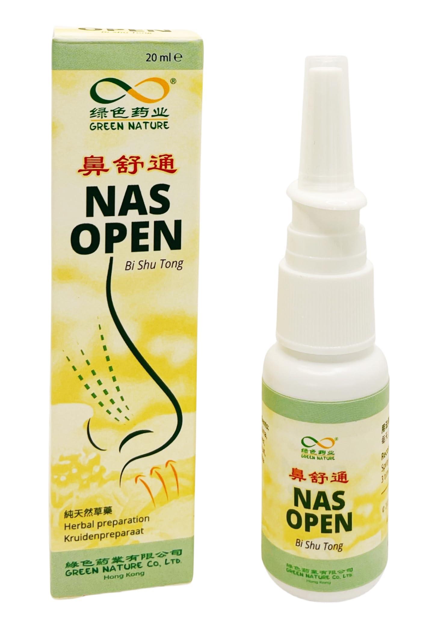 Bi Shu Tong (Nasopen) TCM Herbal Formula Nasal Spray 20ml - Green ...