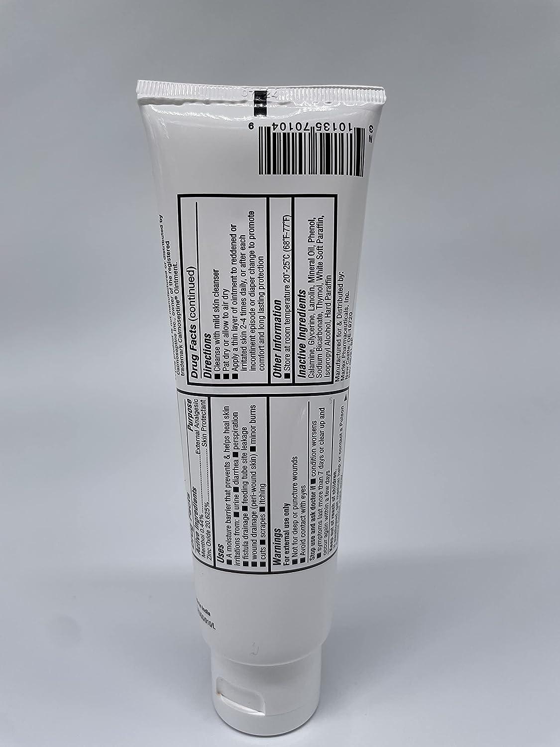 Marlex Menthol and Zinc Oxide Ointment 4 Ounce (113 g) | Temporarily ...