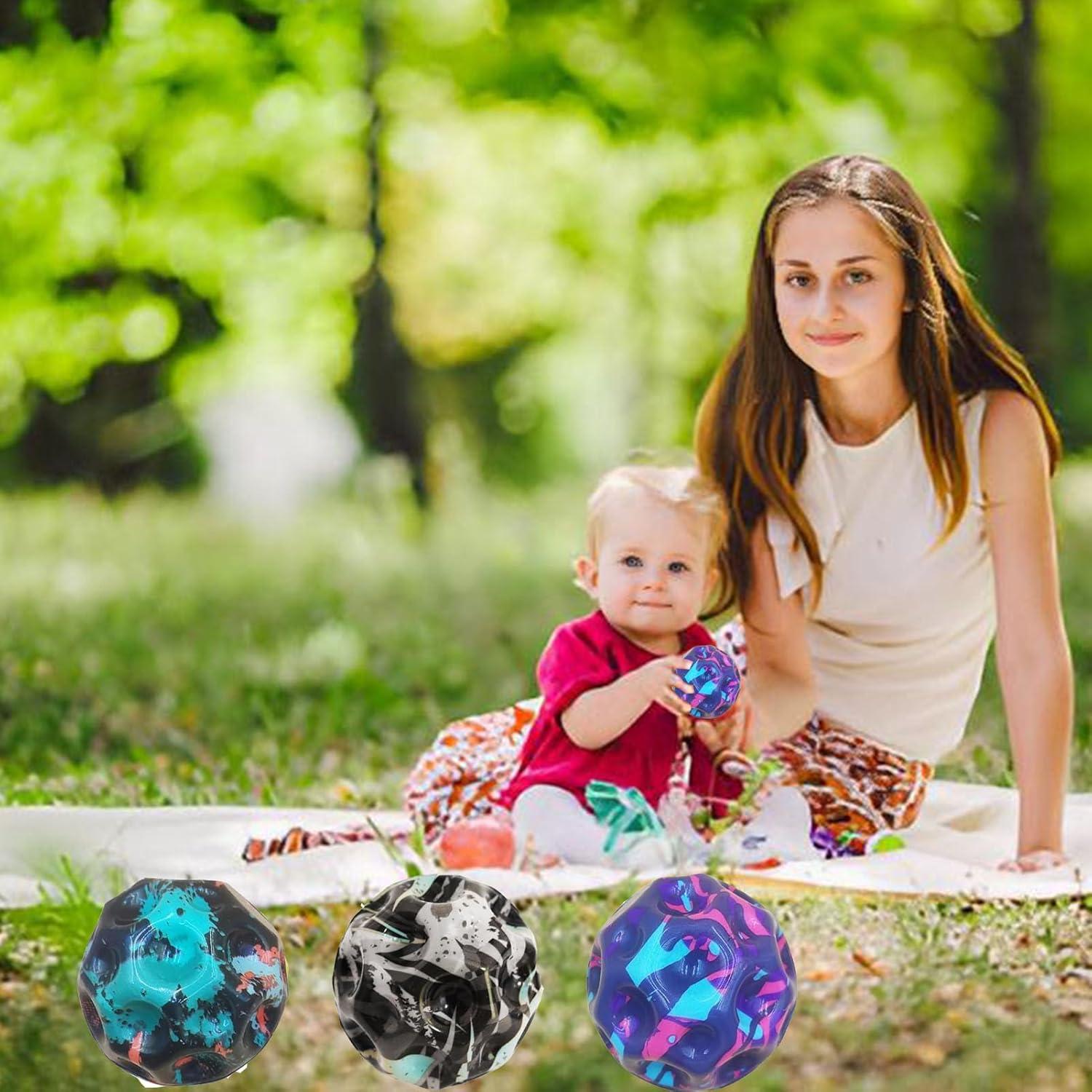 Buy Ykhsuaou 3-Piece Moon Ball Set - High Jumping Astro Bounce Balls ...