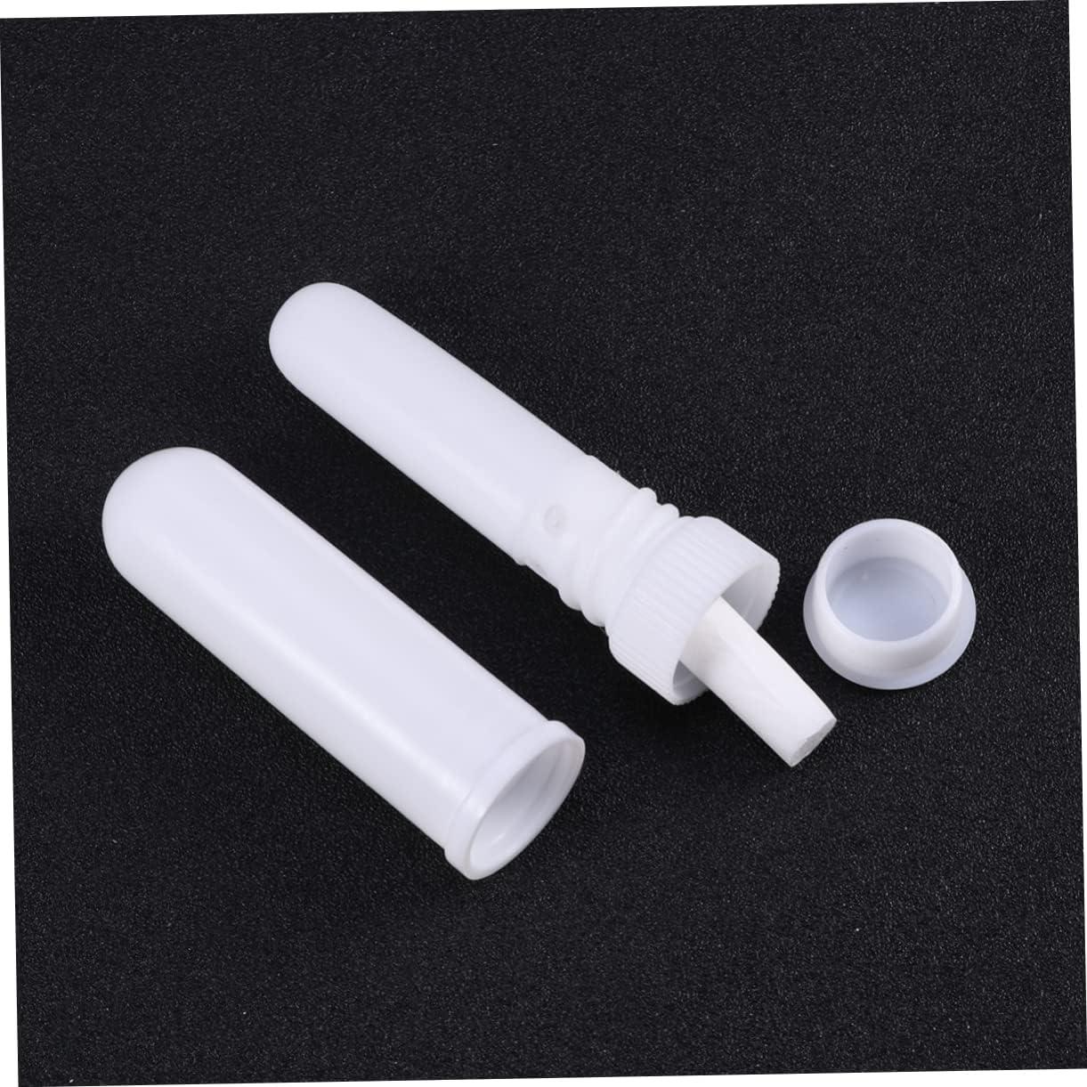 Lurrose 12pcs Essential Oil Inhaler Nasal Tube Diffuser with Blank ...