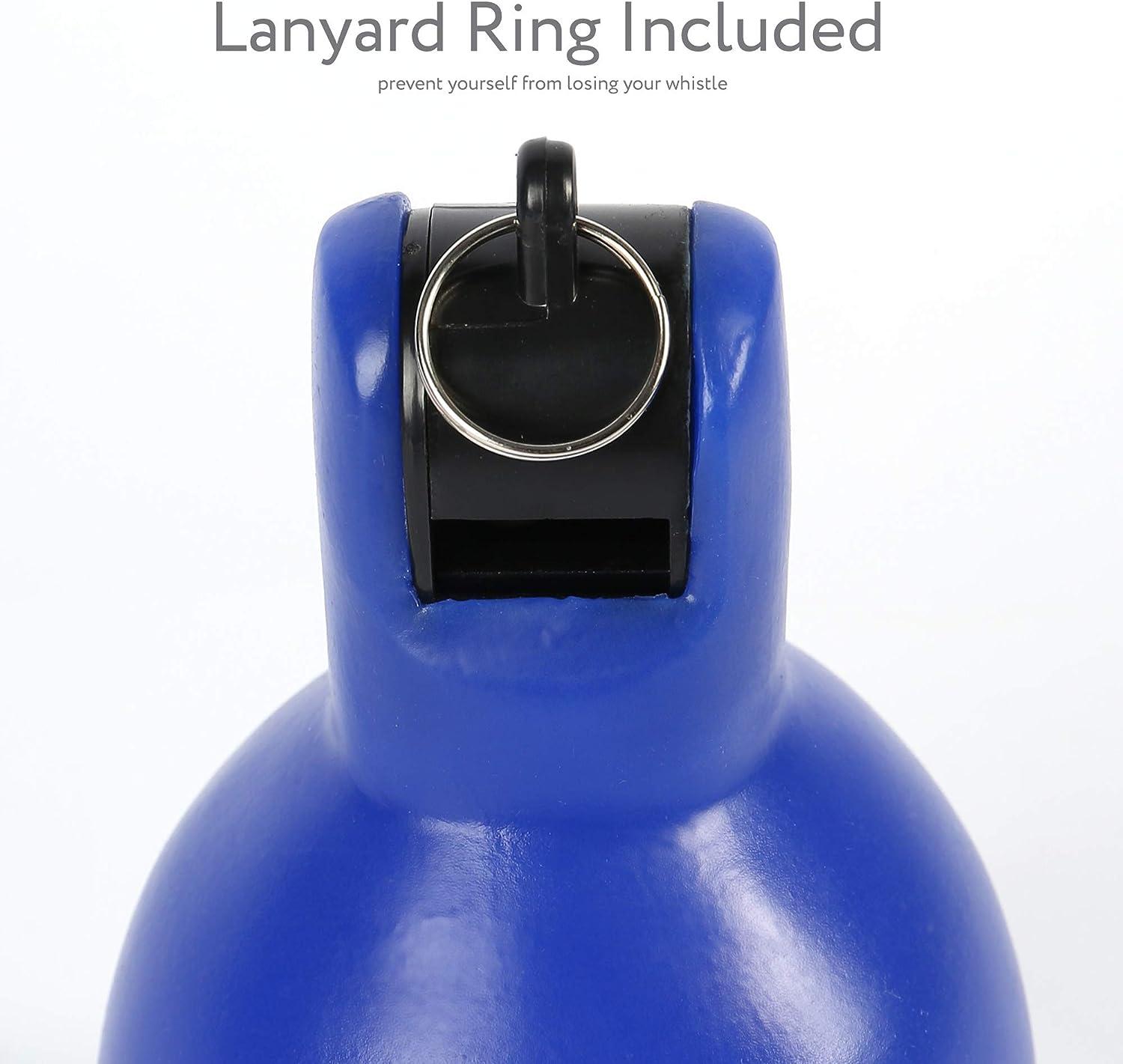 LotFancy Hand Squeeze Whistles 2 Pack - Coach & Referee Whistle for ...