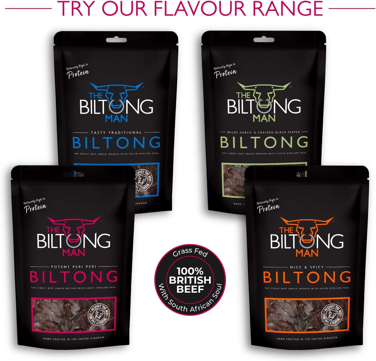 The Biltong Man | Peri-Peri Beef Biltong | Healthy High Protein Dried ...