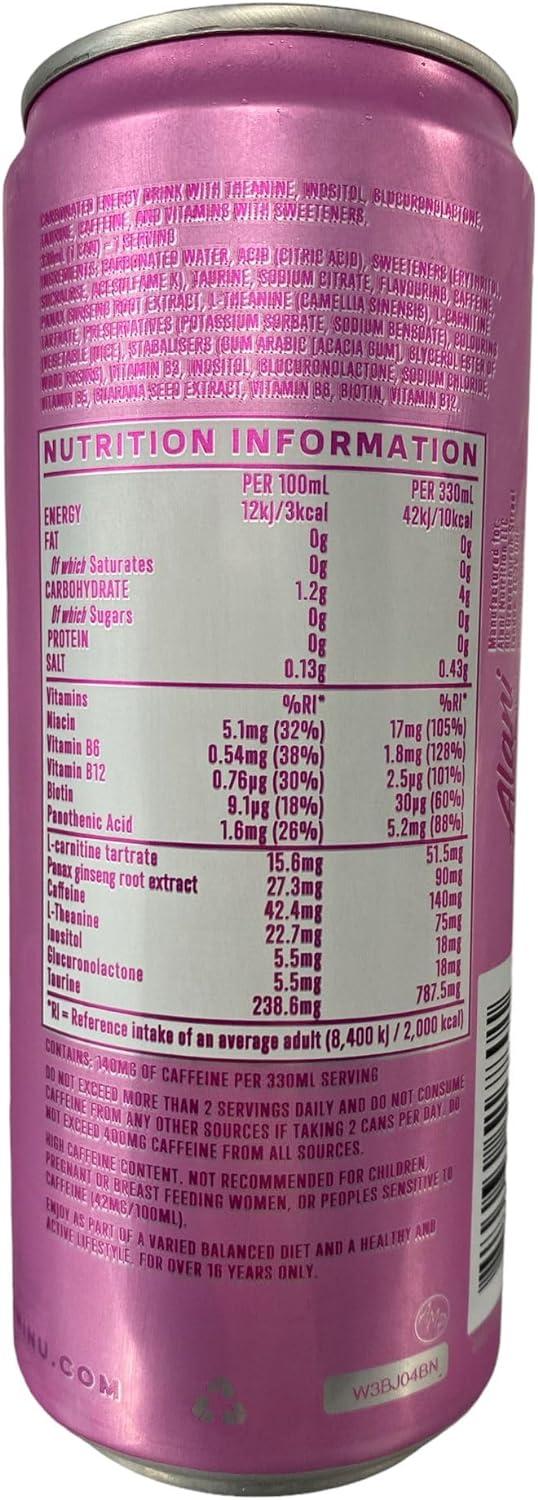 Hiito Alani Nu SUGAR FREE Kimade Pink Lemonade Energy Drink By Kim ...