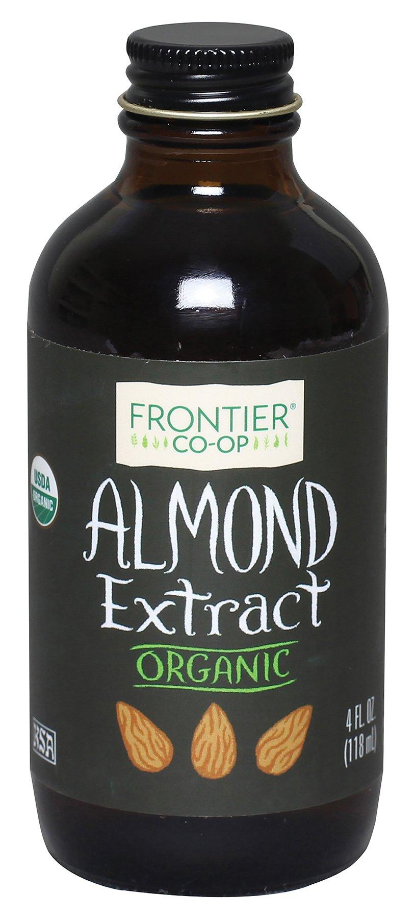 Frontier Organic Almond Extract - 4 oz | Certified Pure Flavoring | Buy ...