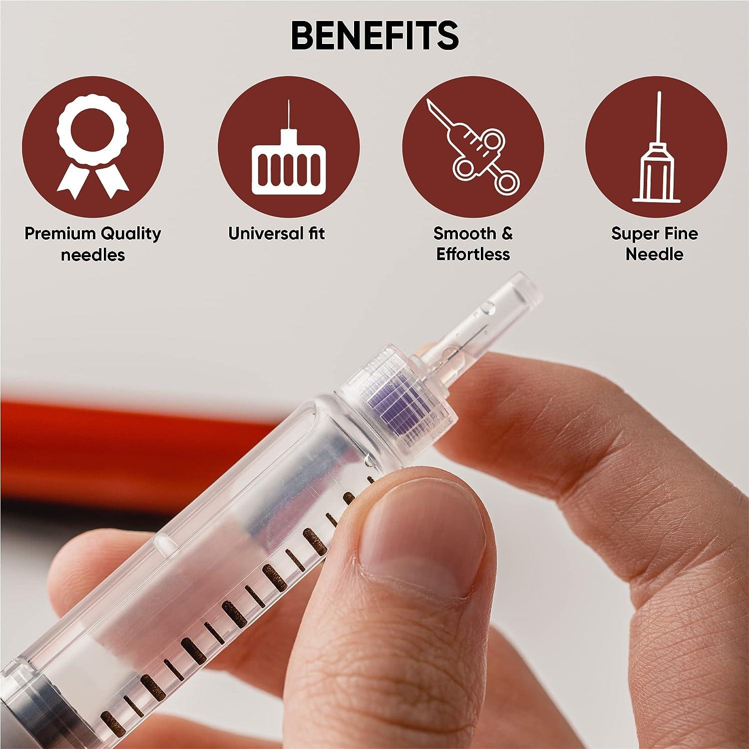 Insulin Pen Needle 100 Count (31G 5mm) - Compact & Reliable for ...