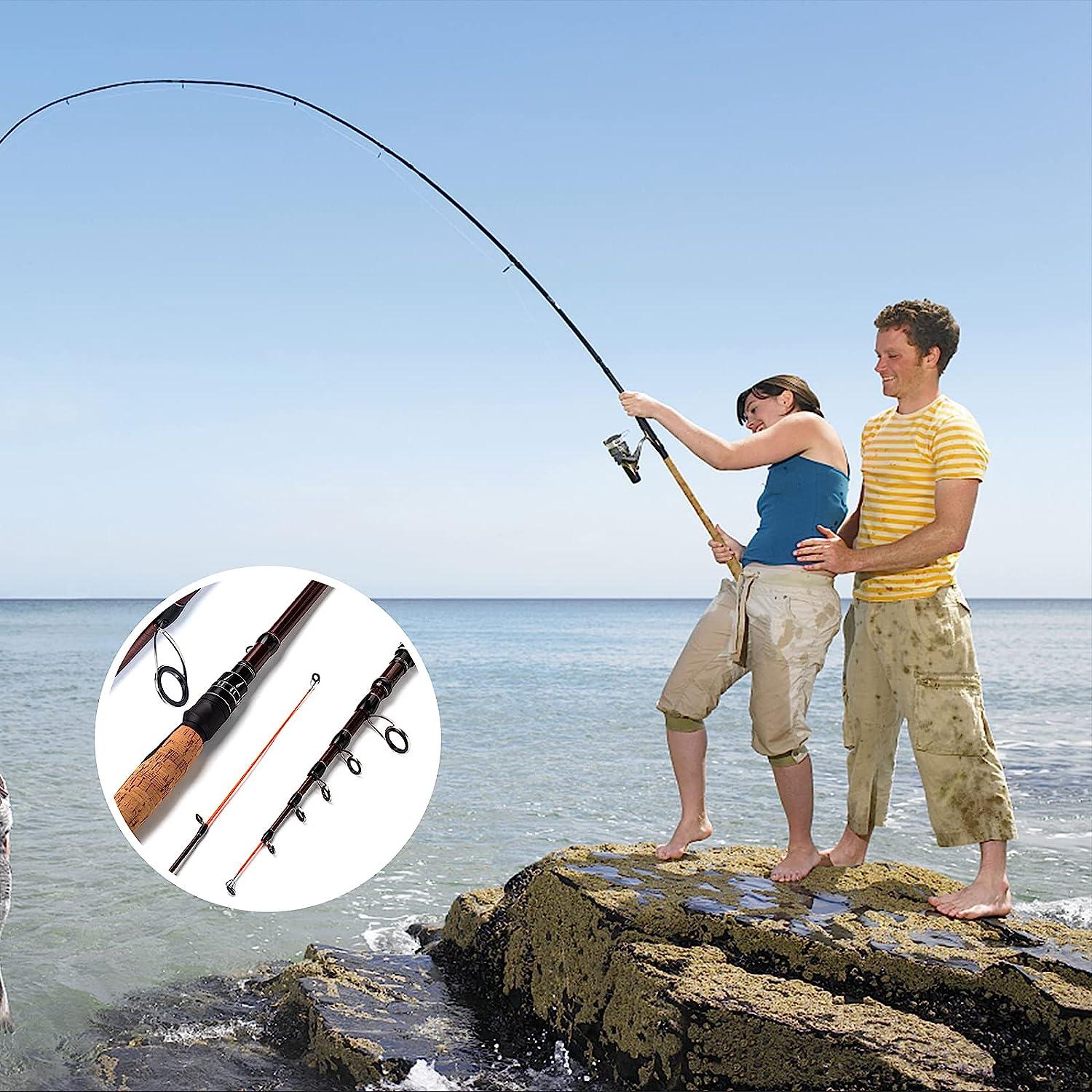 XPEDITE Portable Telescopic Spinning Fishing Rod 24T Carbon Blanks ...
