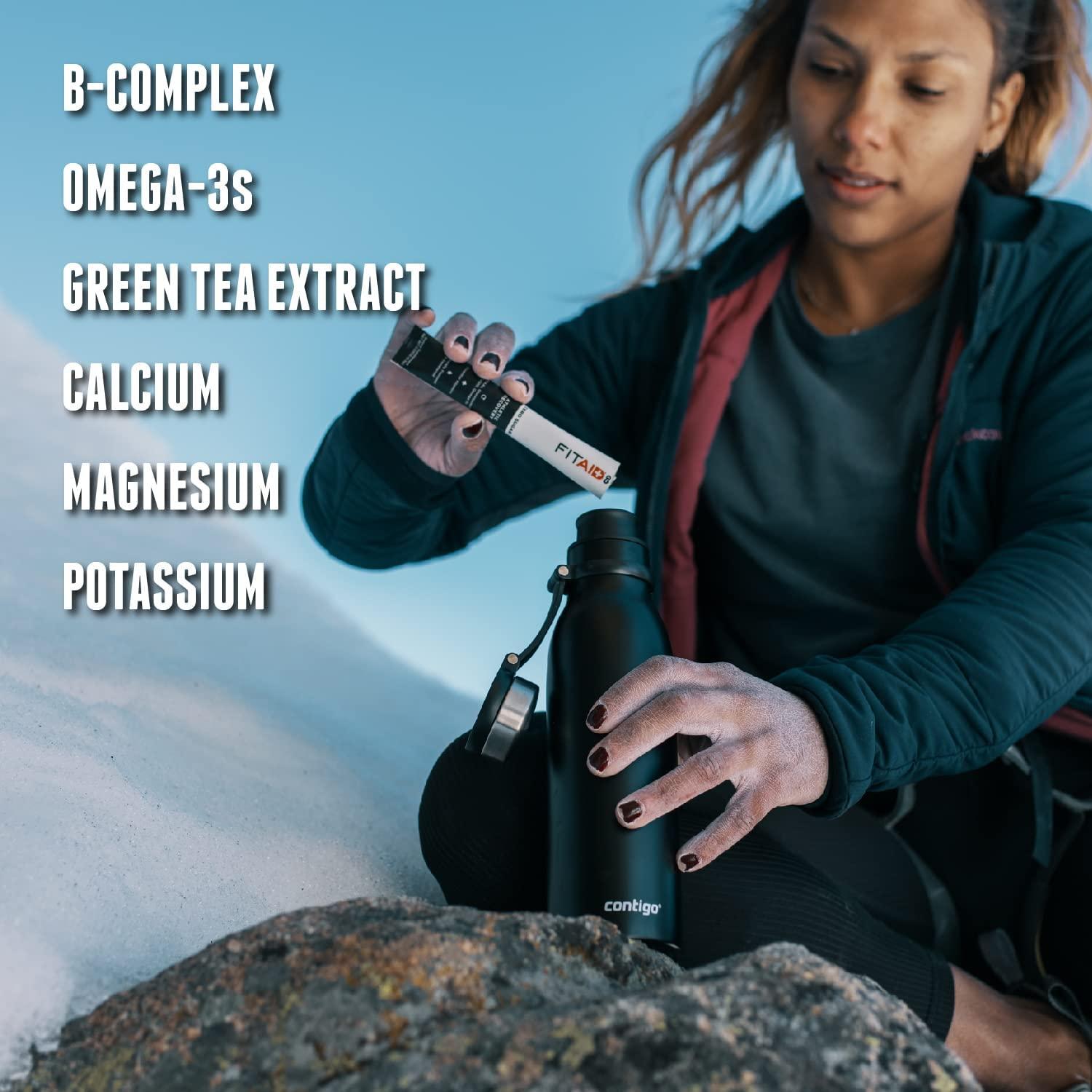 FITAID Go Zero Sugar Recovery Hydration Pack | BCAAs, Electrolytes ...