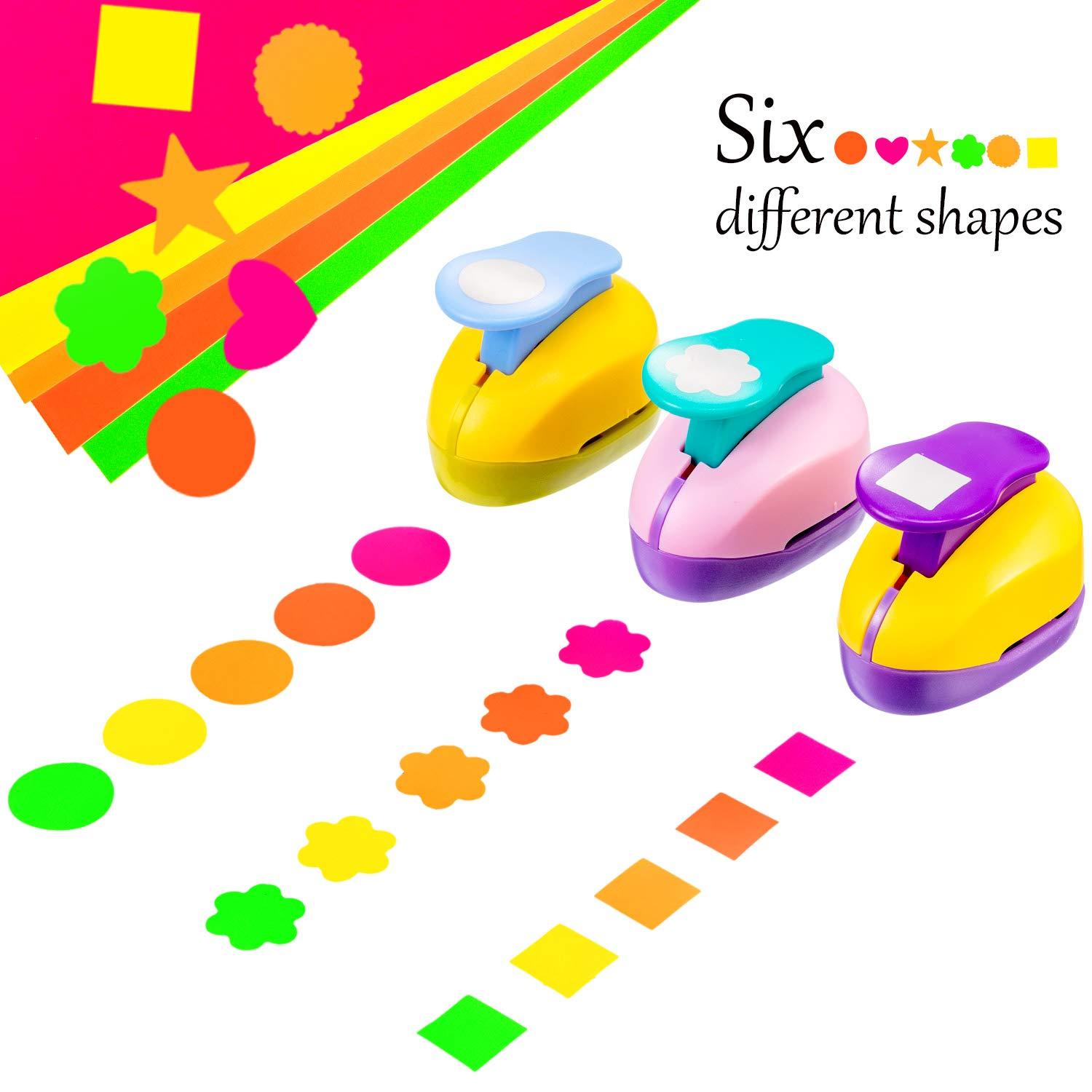 Craft Holes Punch 1 Inch Paper Punchers Scrapbook Punches with Craft ...