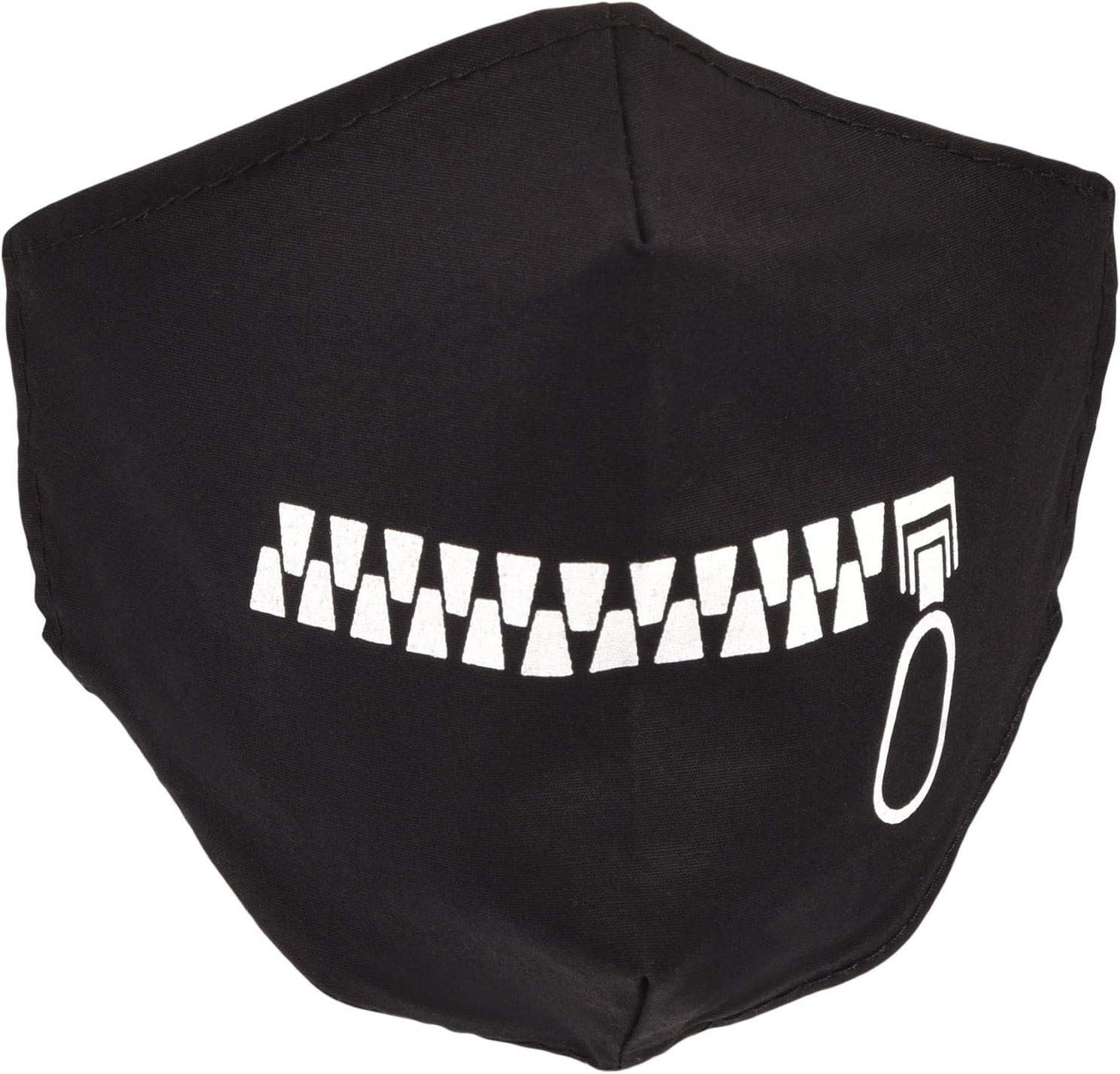Stylbreaker Women s Cotton Fabric Mask - Black Double-Layered Washable ...