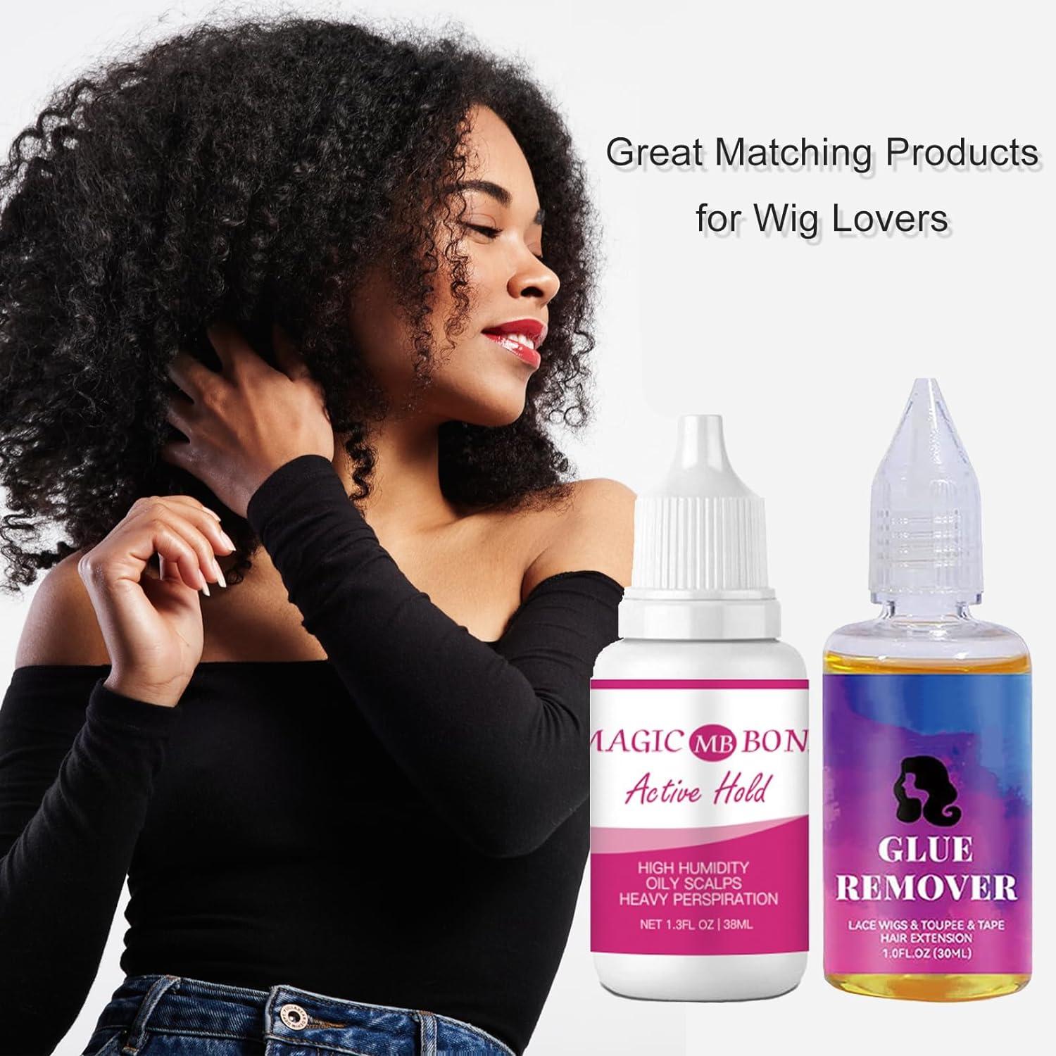 Lace Wig Glue & Remover Set for Lace Front Wig & Poly Hairpieces ...