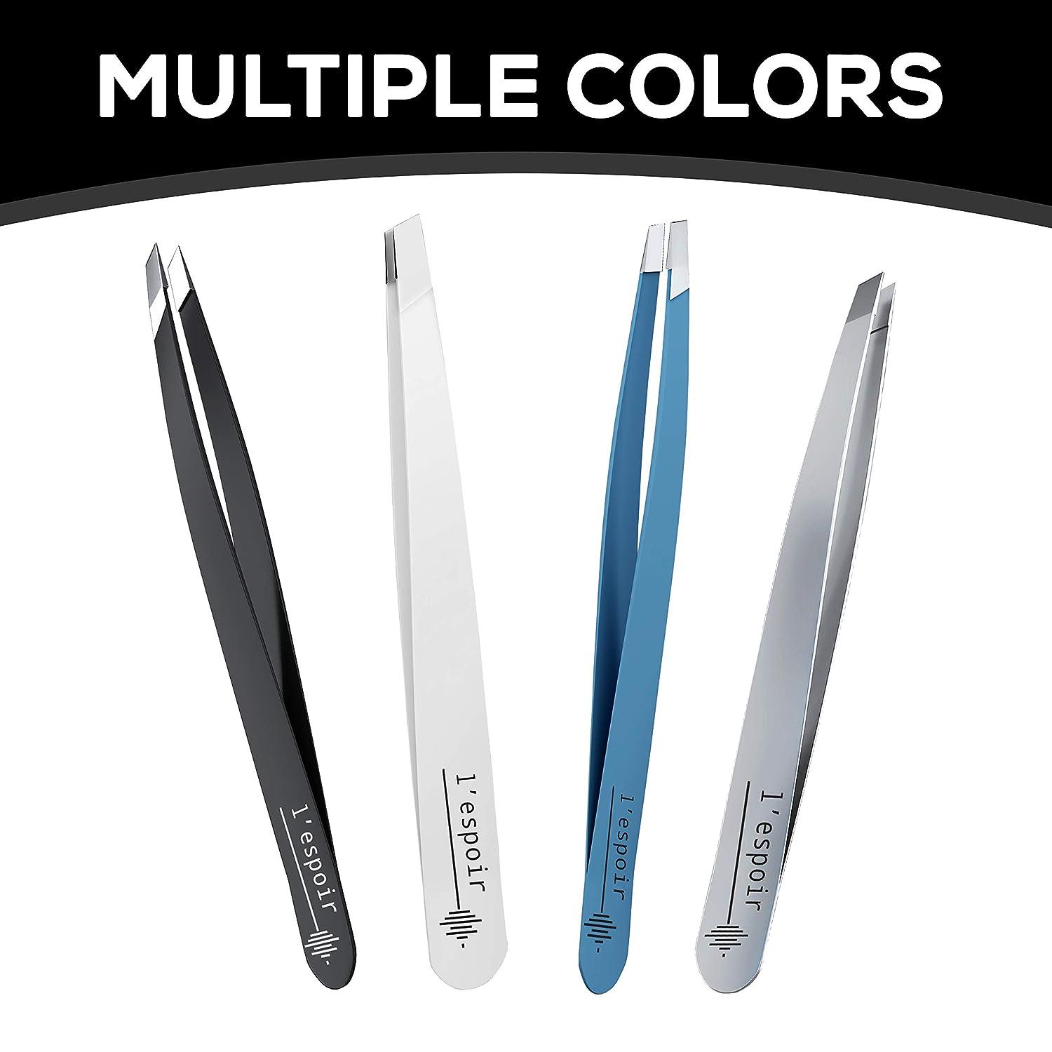 Espoir High Precision Slant Tweezers - Rust-Free Stainless Steel, Black ...