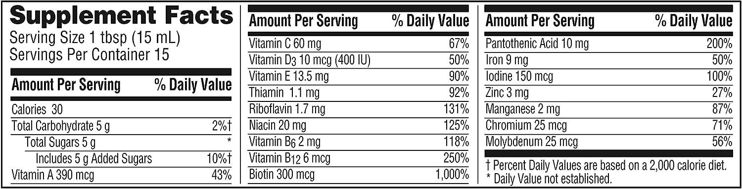 Centrum Liquid Multivitamin for Adults - B Vitamins, Antioxidants ...