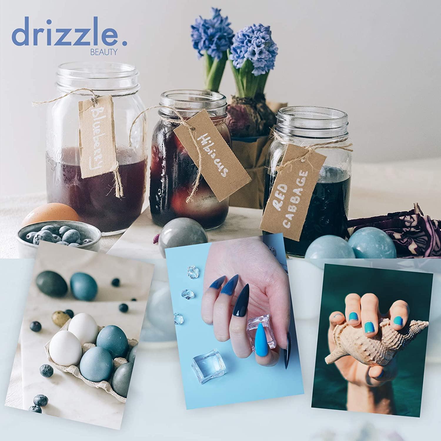 Drizzle Beauty Gel Nail Polish Kit Blue Green Series 12 Colors ...