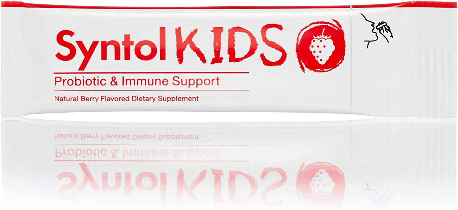 Syntol Kids Probiotic - Natural Berry Flavor | 30 Single Serve Packets ...