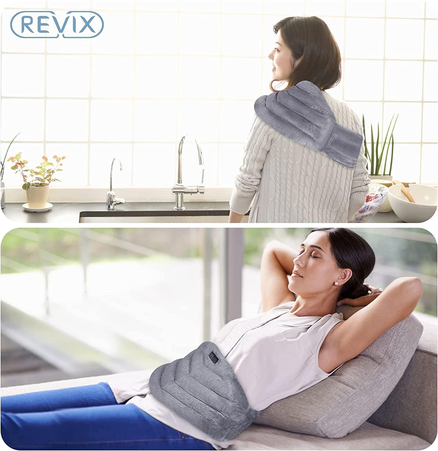 REVIX Extra Large Microwavable Heating Pad for Back, Waist, Stomach ...