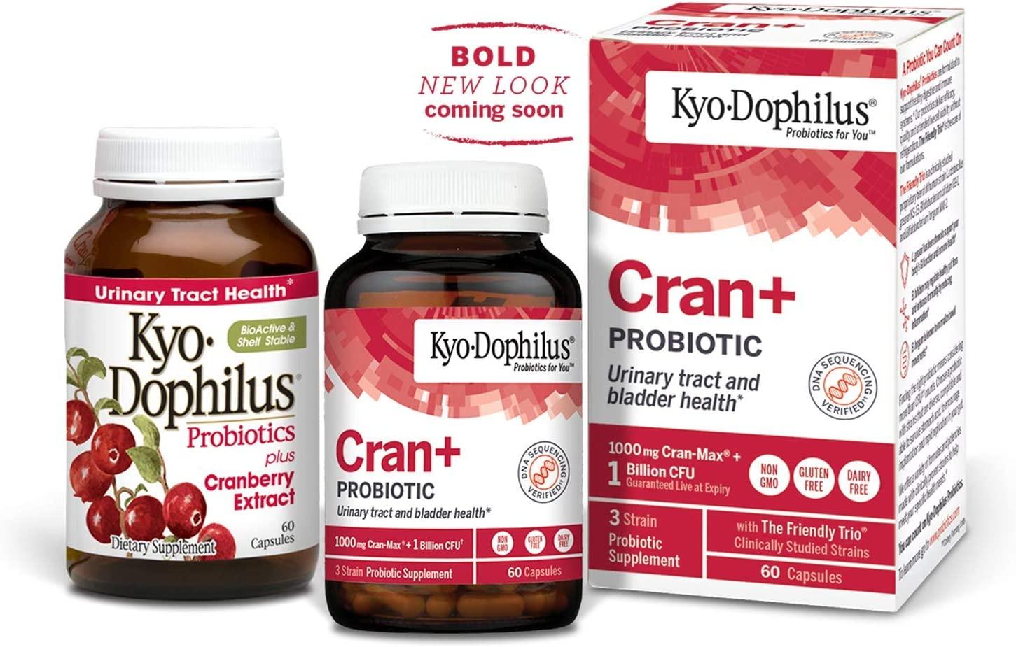 Kyo-Dophilus Cran+ Probiotic - Urinary Tract & Bladder Health, 60 ...