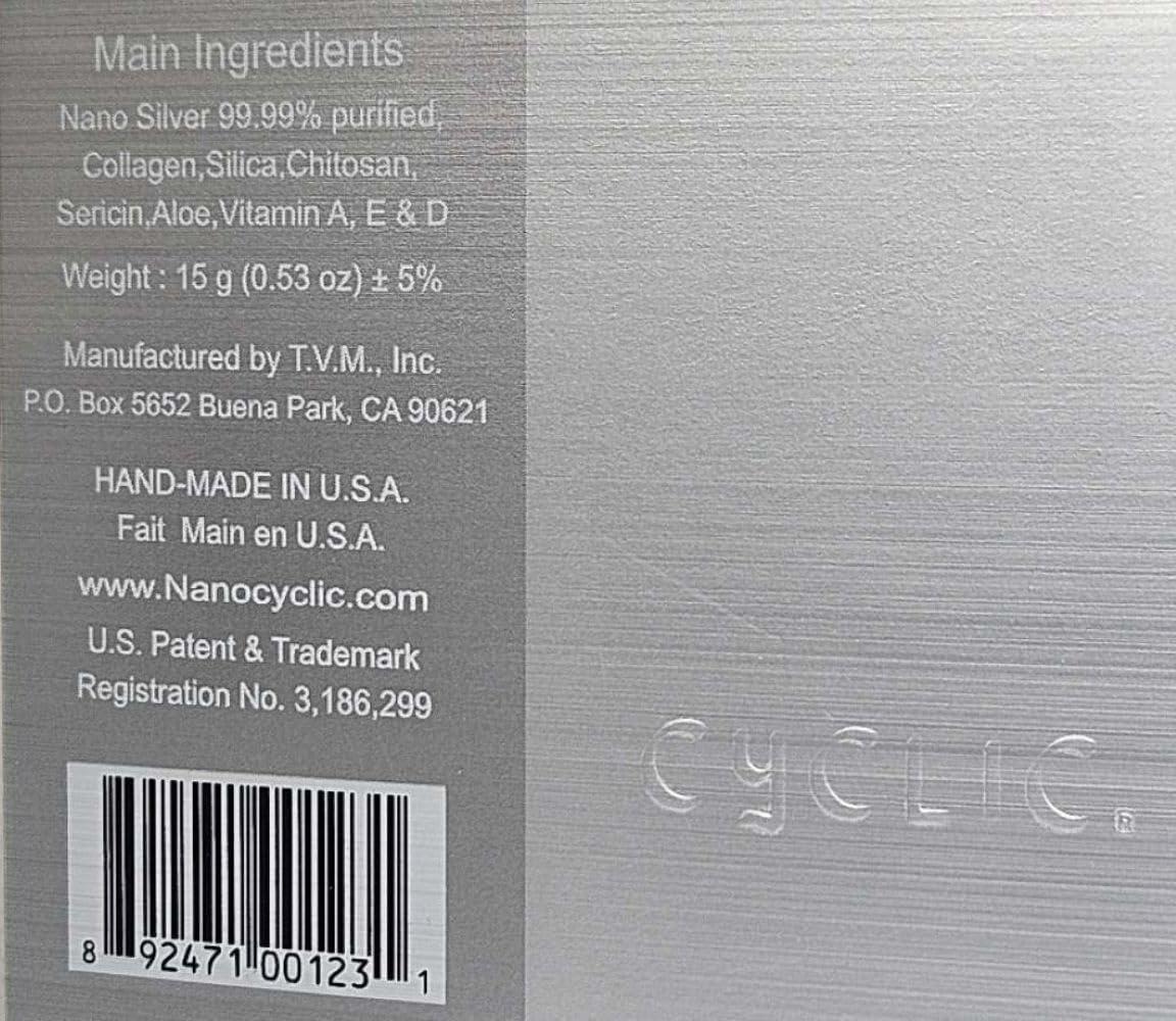 Cyclic Nano Silver Cleansing Bar 15g - Antimicrobial Skin Care for All ...