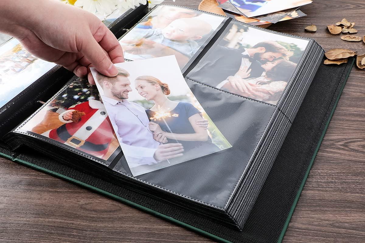 Artmag 4x6 Photo Album - Extra Large Capacity Leather Cover - 400 ...