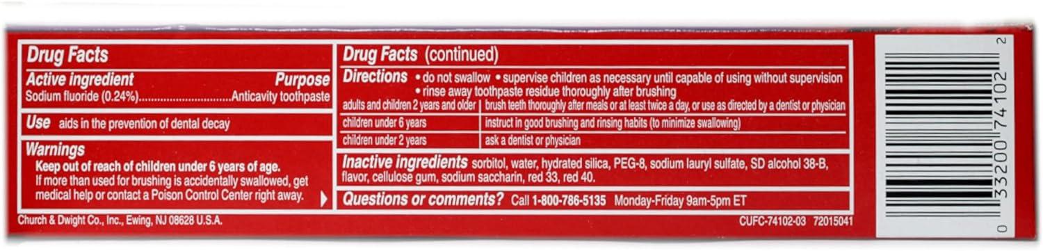 Close-Up Anticavity Fluoride Toothpaste Gel Cinnamon 6 oz - Pack of 6 | Buy Now with Express ...