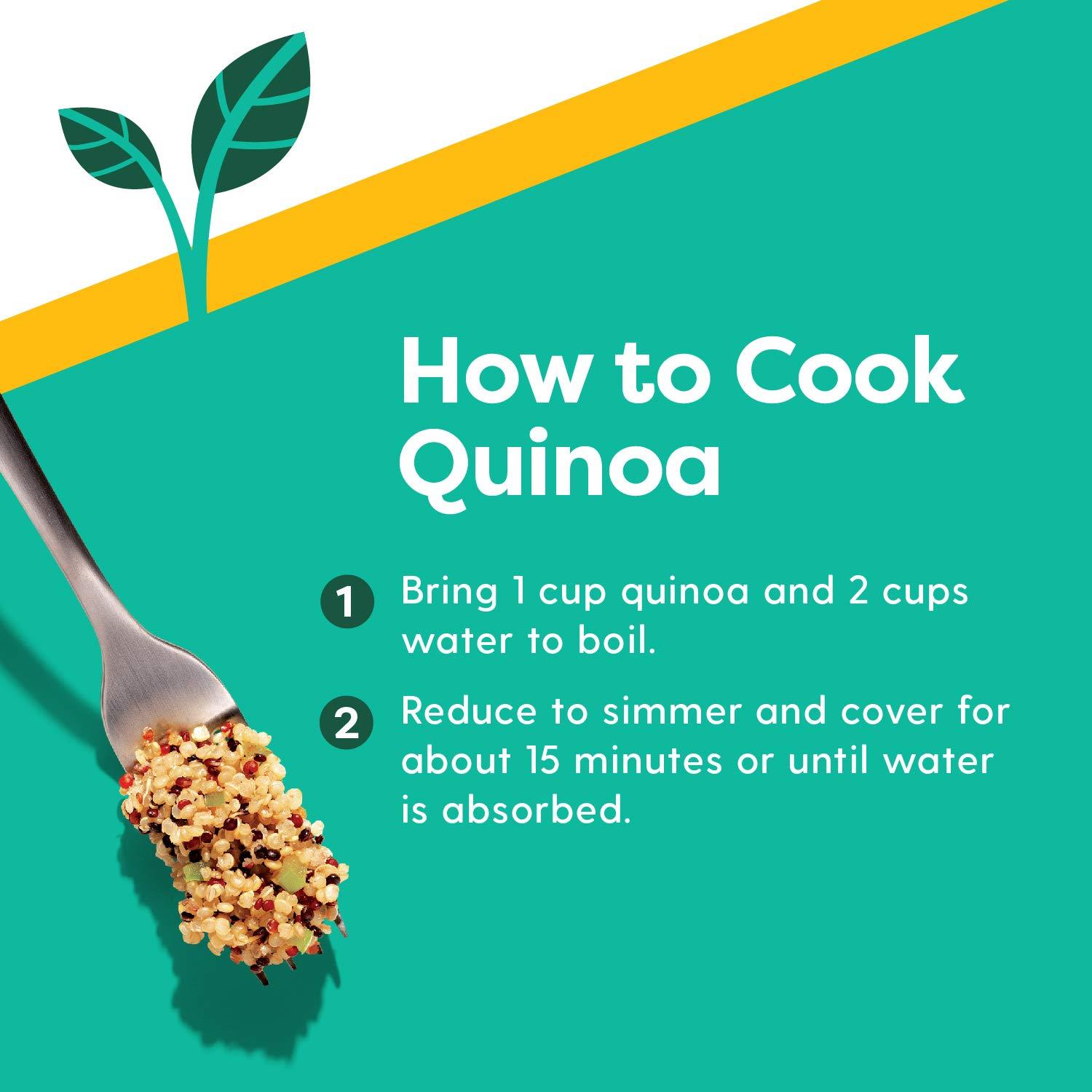 Ancient Harvest Organic Tri-Color Quinoa - Pre-Rinsed 23 oz | Gluten ...