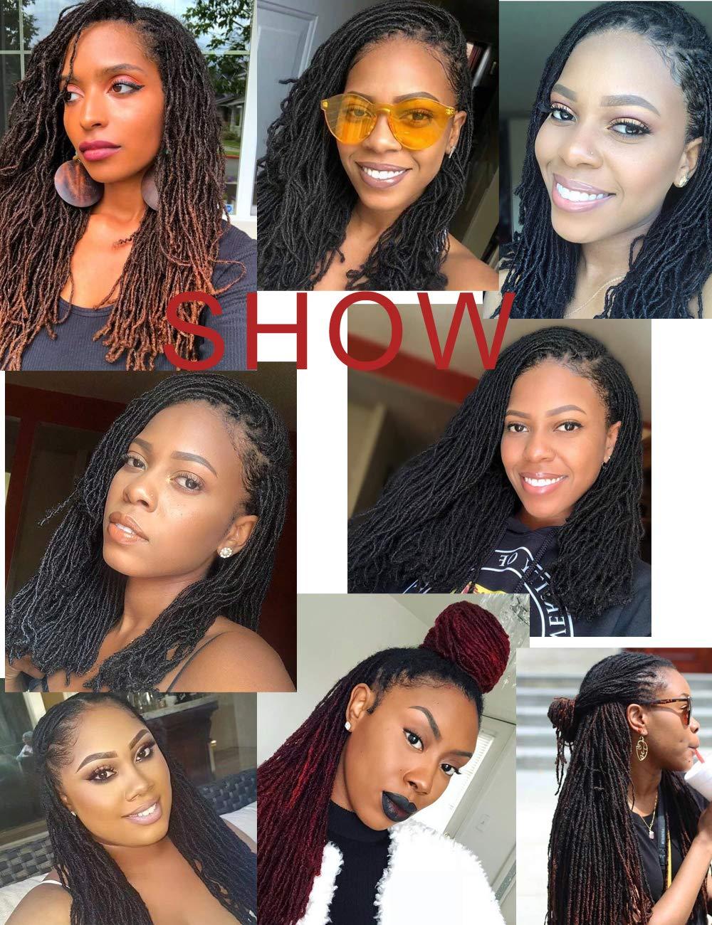 RAYIIS Super Lightweight Micro Locs 4 Pack Sister Locs Crochet Hair ...