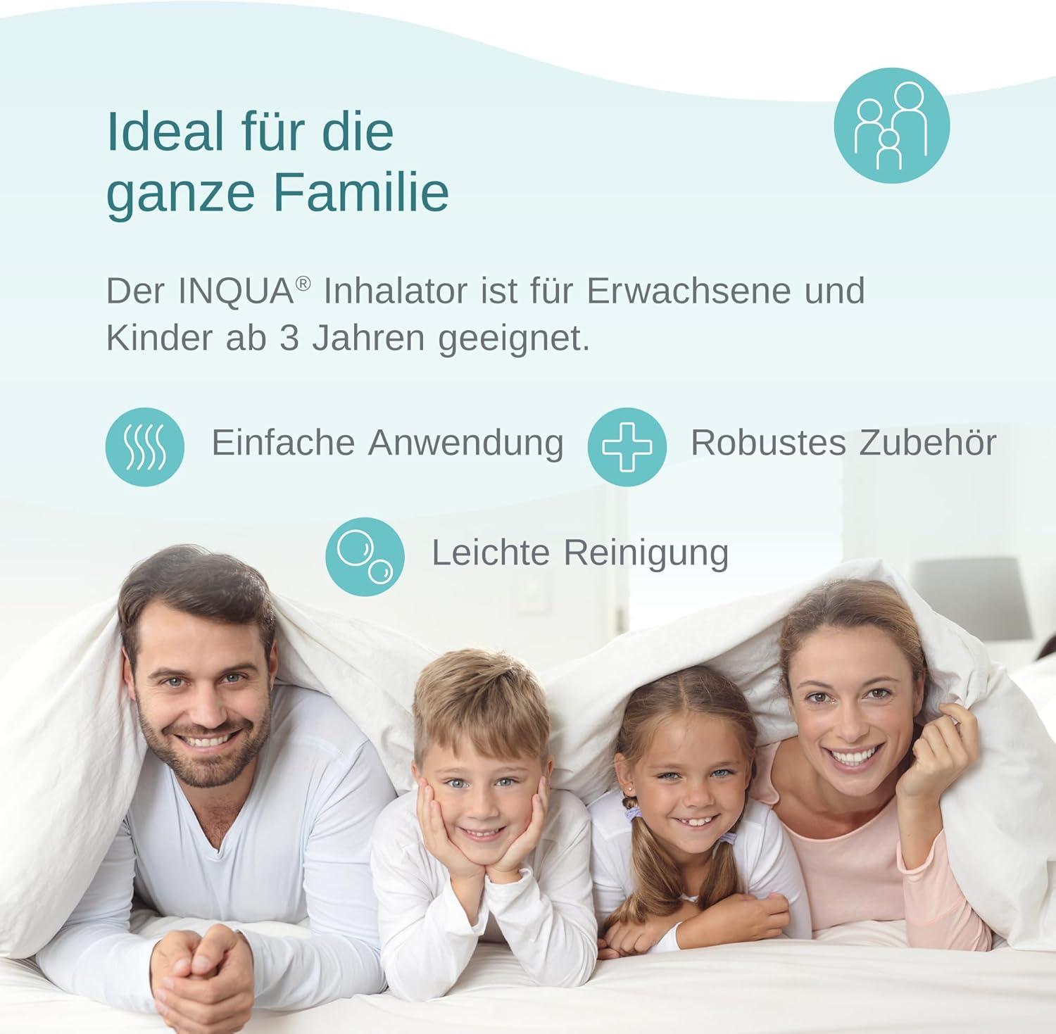 Inqua Vernebler Set - Complete Inhalation Device Kit with Masks ...