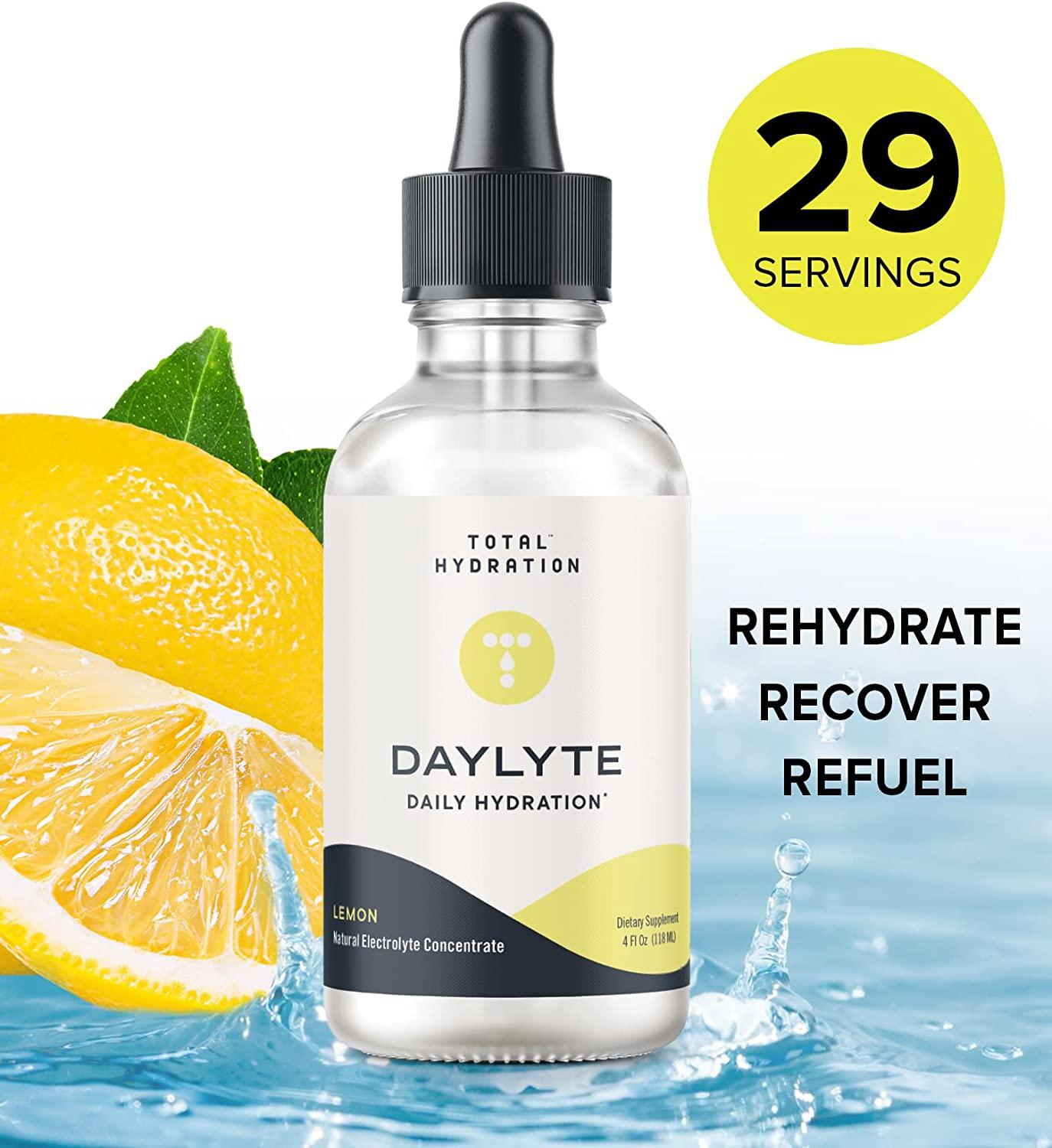 Total Hydration Daylyte Daily Hydration Drops - Lemon Flavor | Sugar ...