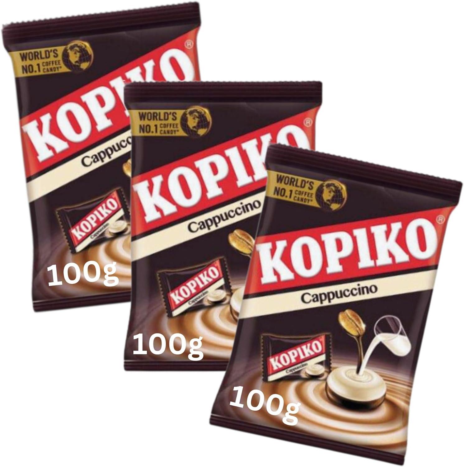 Cappuccino Coffee Candy Caffeine Sweets Bundle Containing 3 x 100g ...