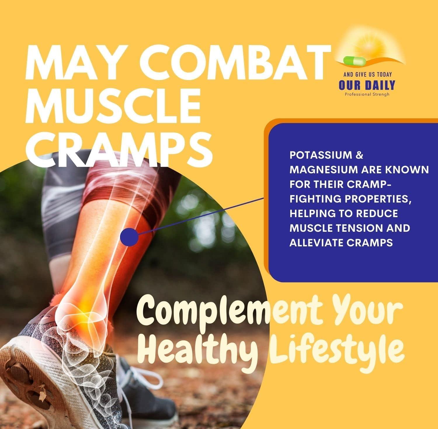 Daily Vites Magnesium Potassium Complex - 90 Capsules for Vascular ...