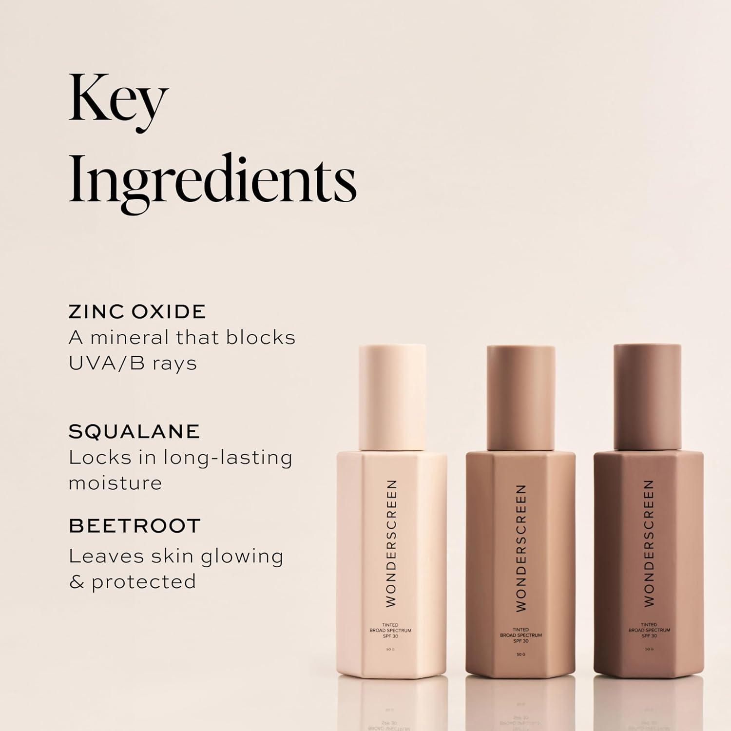 DIME Beauty Tinted Glow Wonderscreen SPF 30 - Mineral Sunscreen for ...