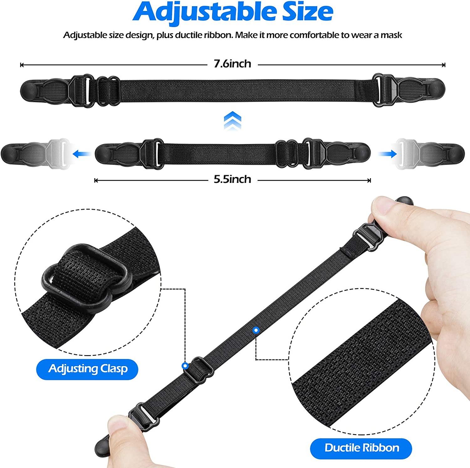 Mask Extender Strap Ear Savers - Adjustable Extension Hook for Masks ...