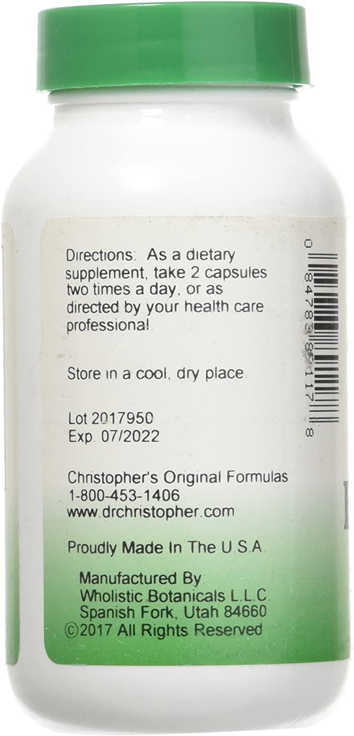 Christopher's Original Formulas Immucalm Formula - 475 mg, 100 Vegetarian Capsules for Immune ...