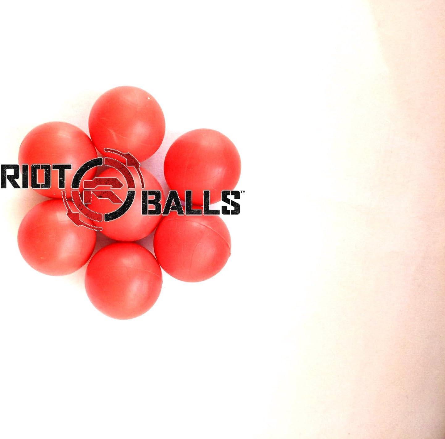 500 Count X 0.43 Cal. PVC/Nylon Riot Balls Self Defense Less Lethal ...