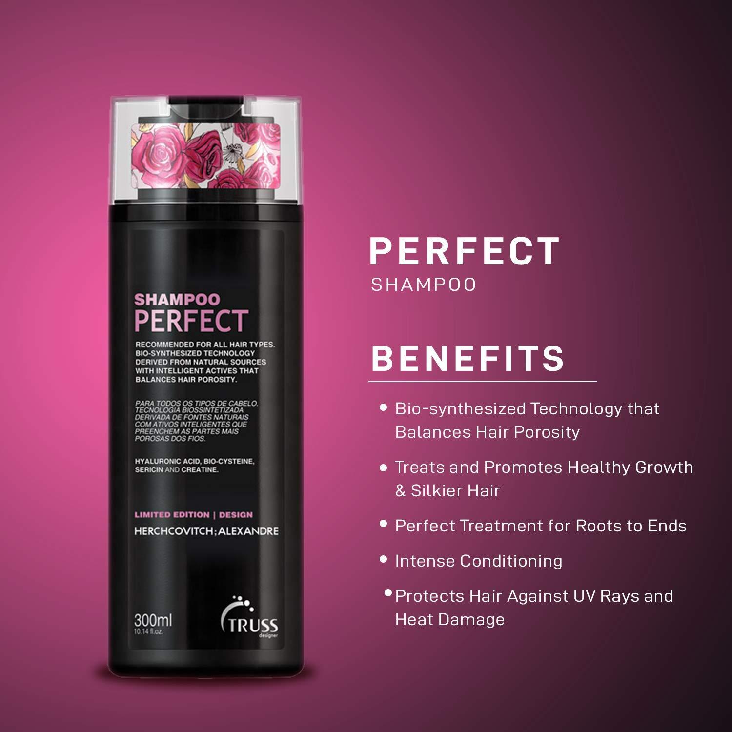 TRUSS Perfect Hair Mask Bundle with Collagen, Keratin & Hyaluronic Acid ...